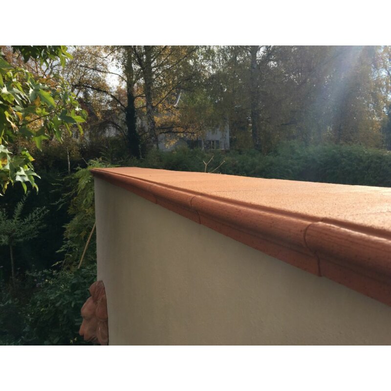 Mauerabdeckung Chaperon Florentina - 30,5 cm Breit - Rouge, 20,99