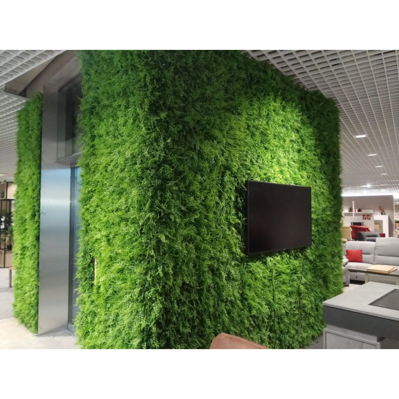 Kunstpflanzen-Paneele Farne / Juniperuns - 50 x 50 cm, 27,99